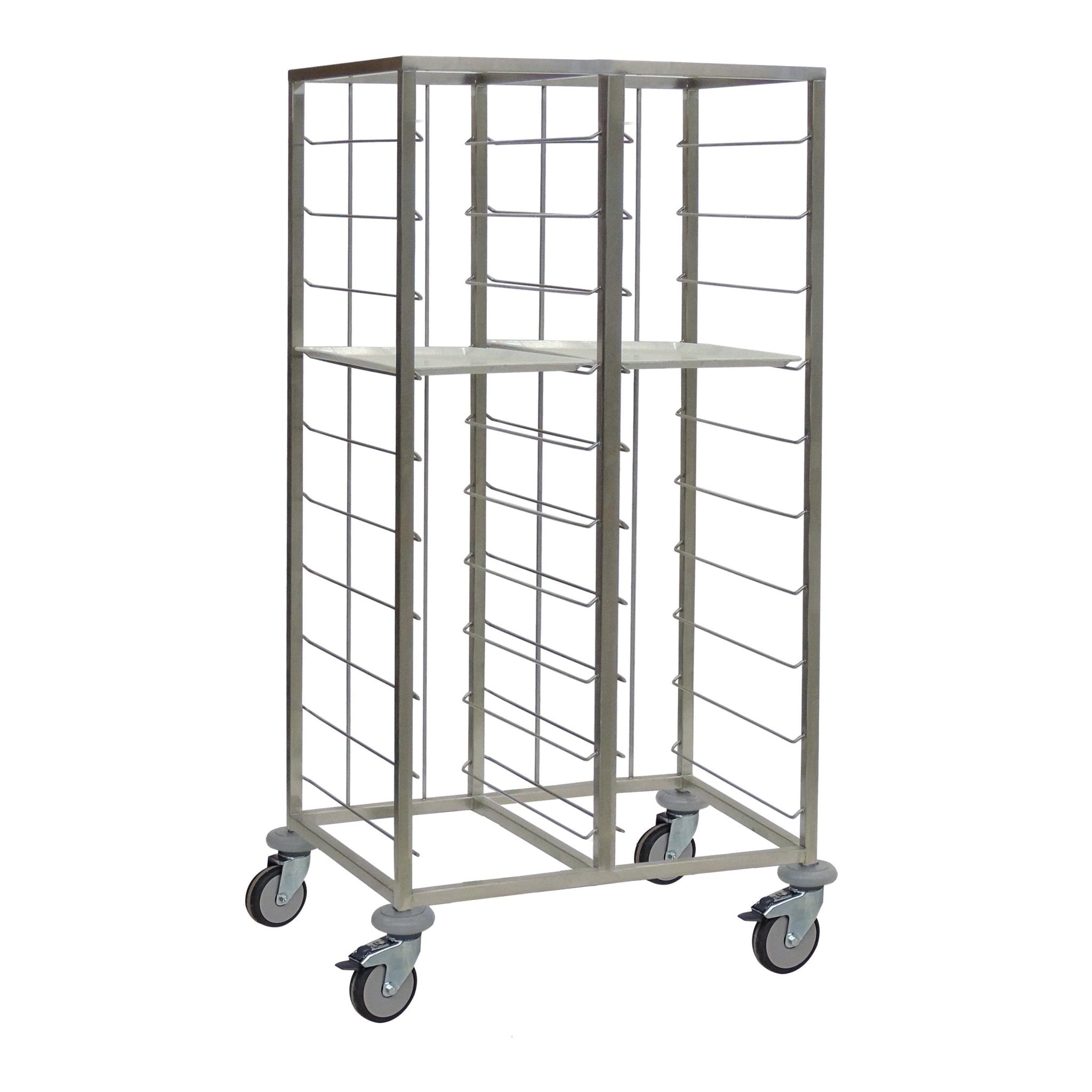 Novocal tray trolleys frame and tablet drains made of stainless steel ...